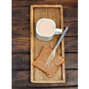 Handmade | Accents | New Antiqued Rectangle Carved Mango Wood Food Safe ...